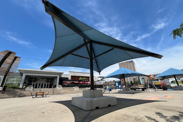 Concrete Base Mounting System | Portable Shade Solution by Sun Shade Co.