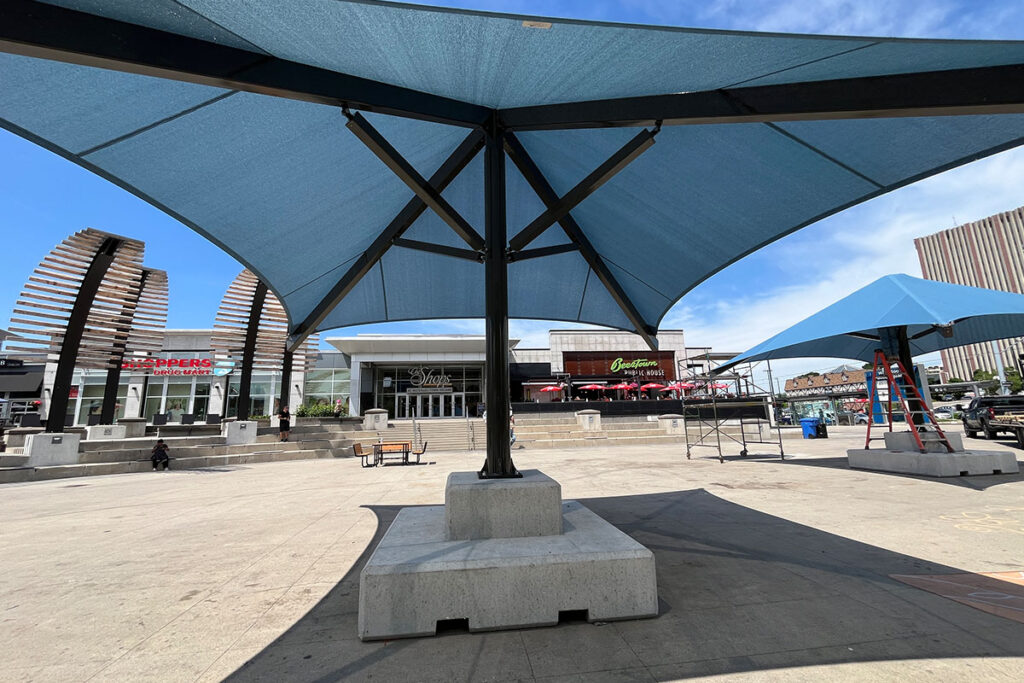 Concrete Base Mounting System | Portable Shade Solution by Sun Shade Co.