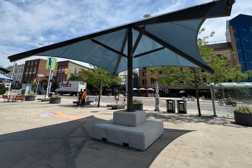 Concrete Base Mounting System | Portable Shade Solution by Sun Shade Co.